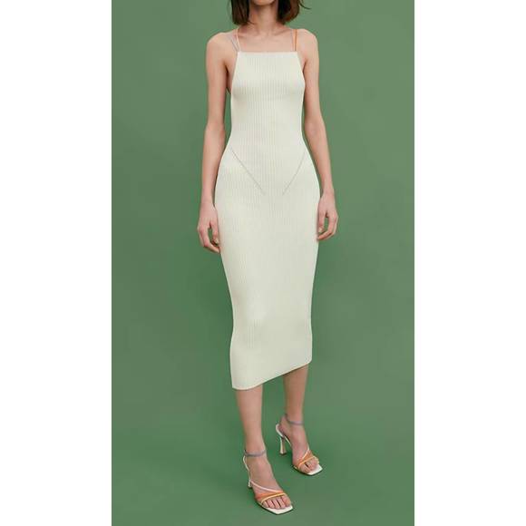 Anna October | Dresses | New Anna October Rivoli Open Back Midi Dress ...